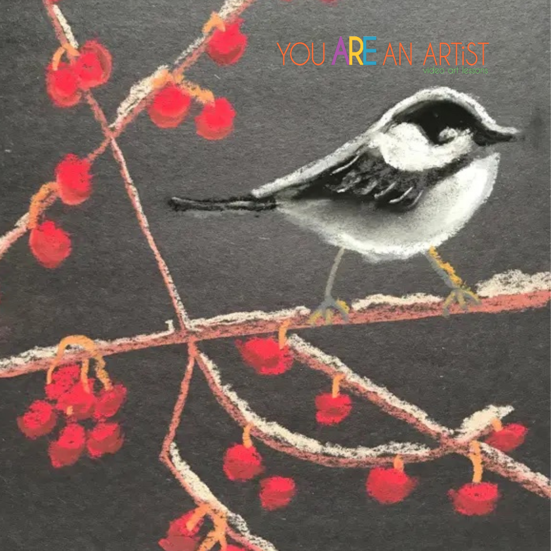 Bird in Snow Video Art Lesson - Homeschool Nature Study