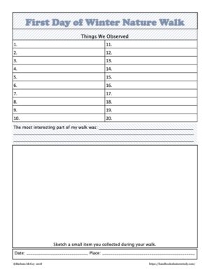 First Day of Winter Nature Walk Ideas for Your Homeschool - Homeschool ...