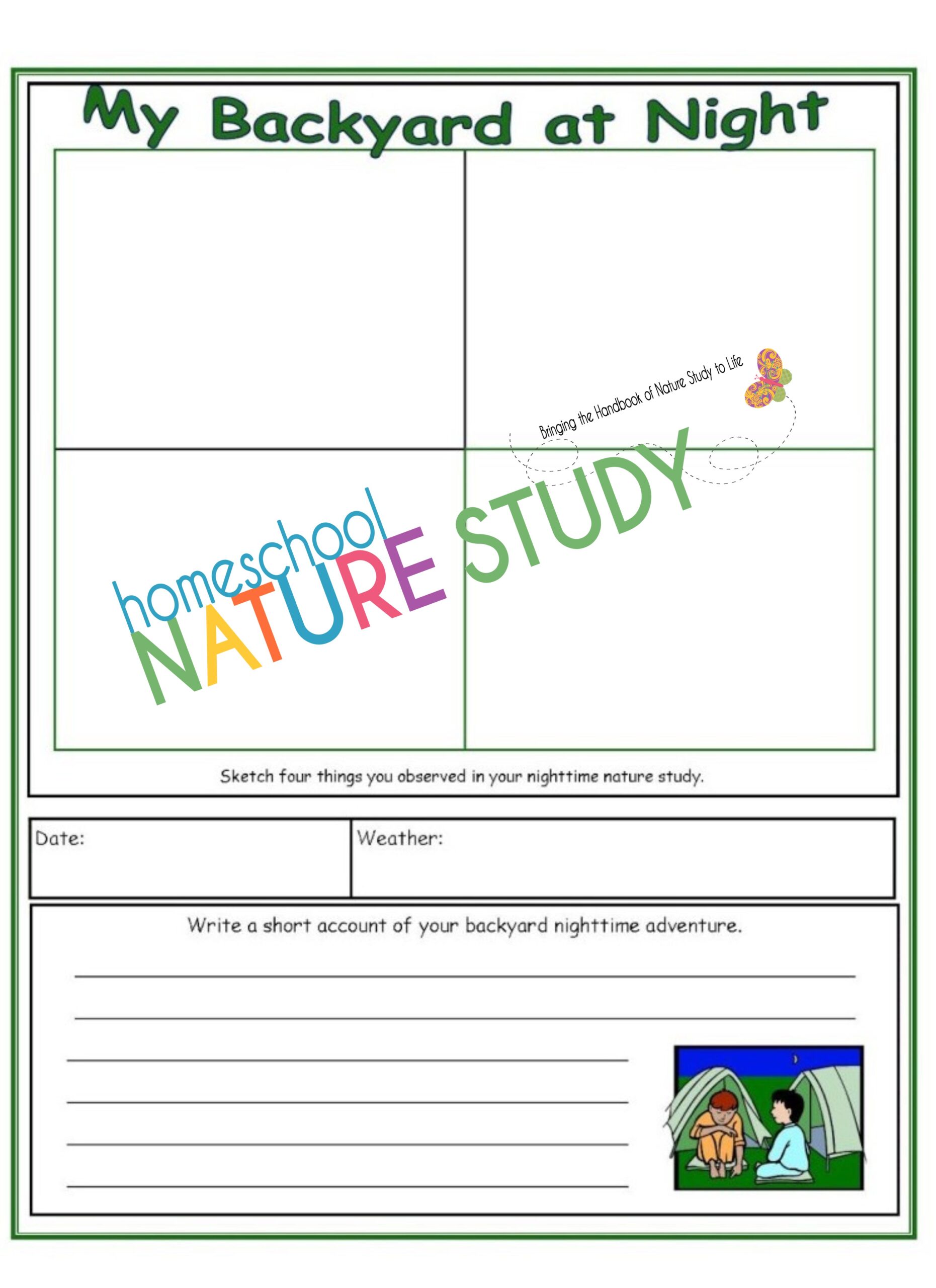 The Ultimate Guide To Nighttime Summer Nature Study Activities ...
