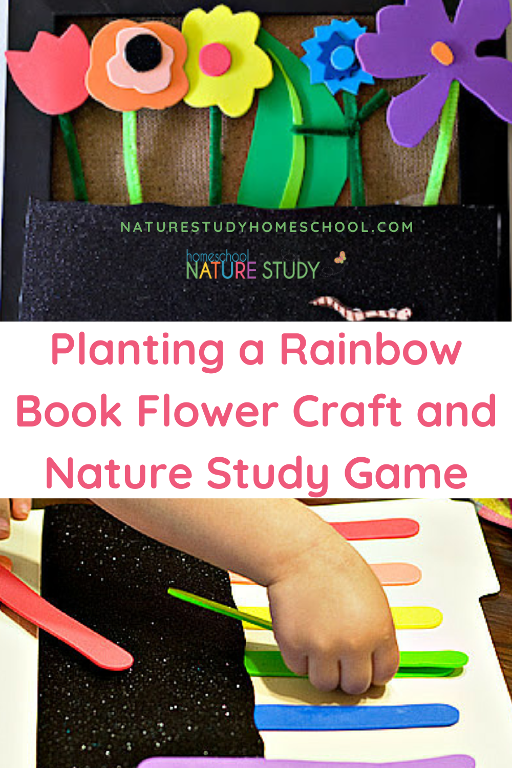 Planting a Rainbow Book Activities: Flower Craft and Nature Game ...