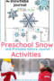 Preschool Snow Activities and Printable Nature Journal - Homeschool ...